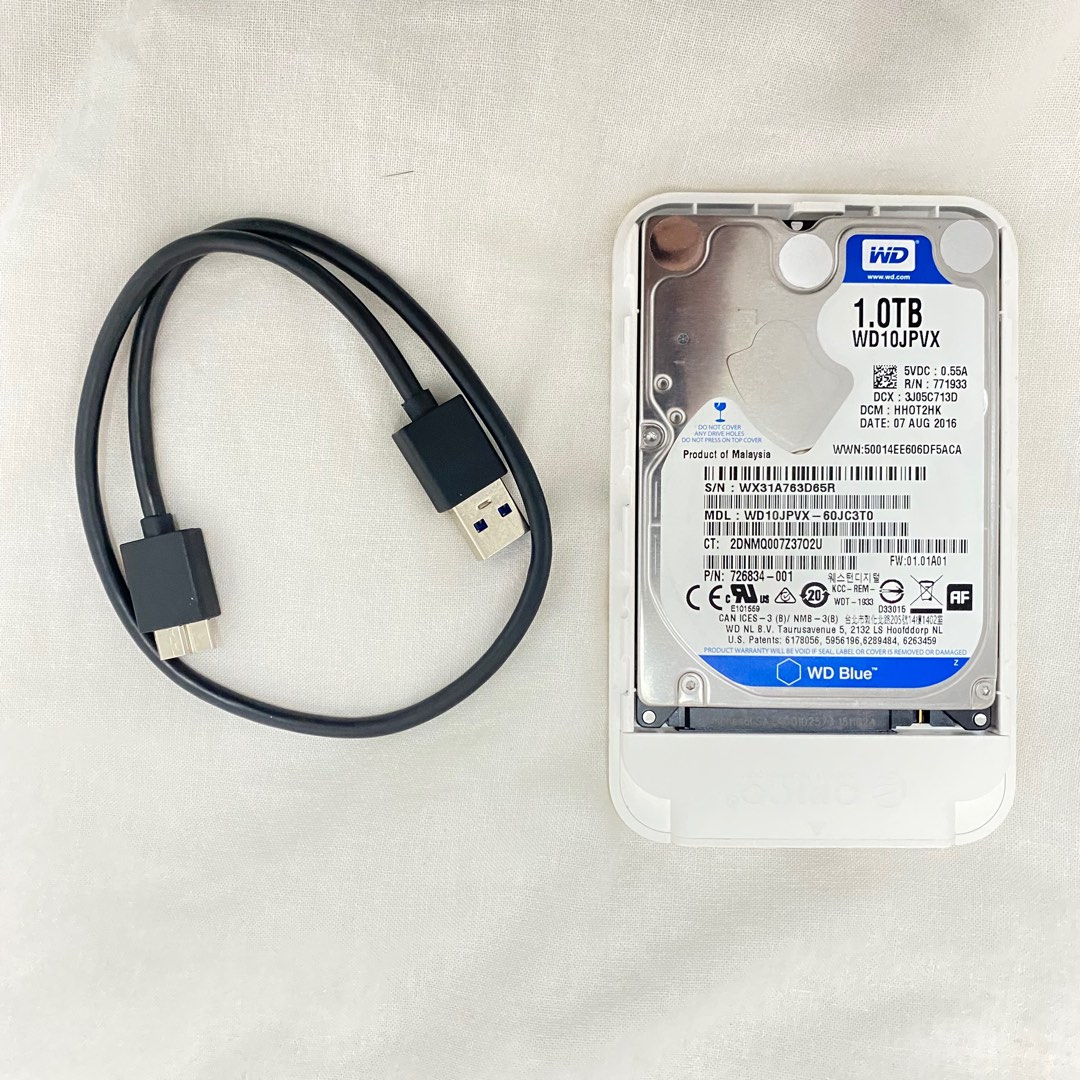 WD Blue 1TB External Hard Drive, Computers & Tech, Parts & Accessories ...