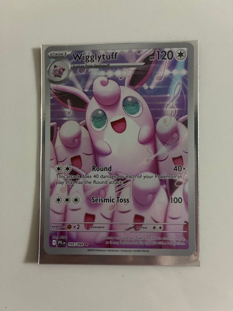 Wigglytuff Pokemon Card, Hobbies & Toys, Toys & Games on Carousell