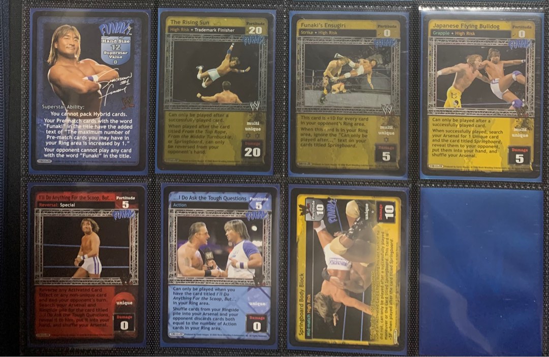 WTS/WTT RAW DEAL Wwf Wwe Funaki Full Set, Hobbies & Toys, Toys & Games ...