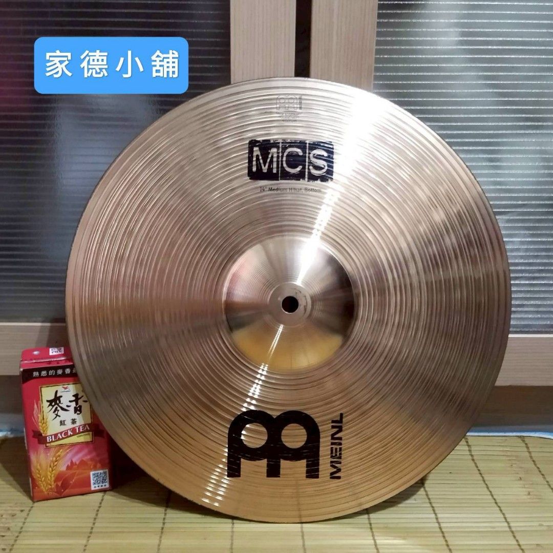 【家德小舖】銅鈸 14吋 單片 二手 德國 Meinl MCS Medium Crush 雙銅鈸 鼓手 Hi- hat 搖滾 樂器 爵士鼓 ...