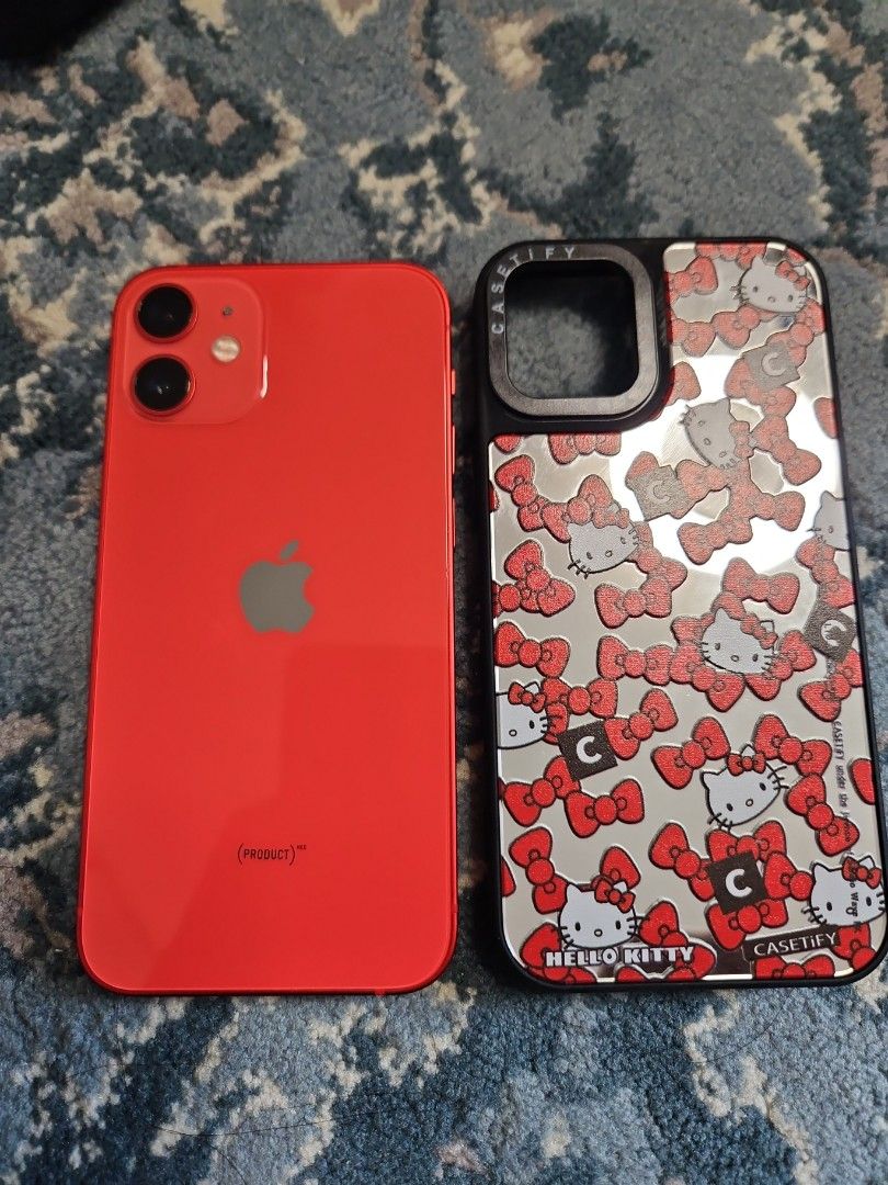 Apple iPhone 12 mini - Red - 256GB, 手提電話, 手機, iPhone, iPhone 12 系列 ...