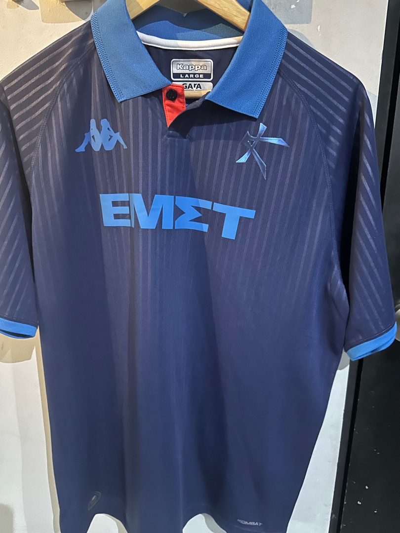 Athens Kallithea Kappa EMST Jersey - Large, Men's Fashion, Activewear on Carousell