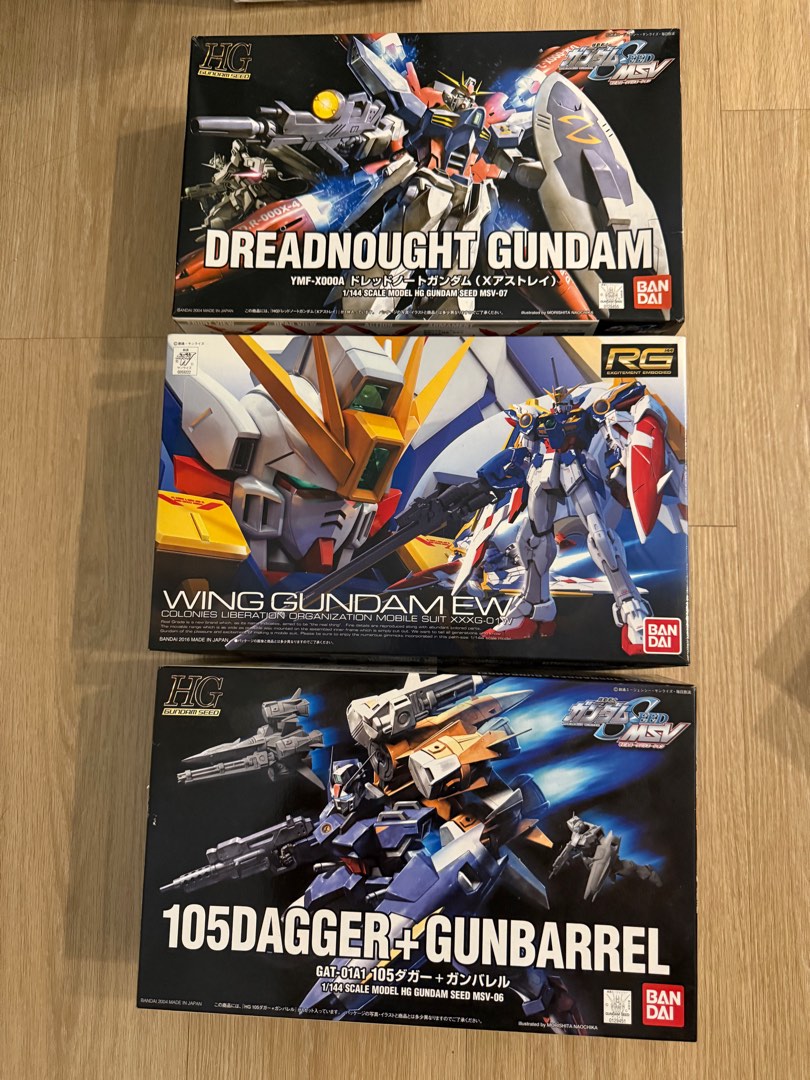 Bandai HG & RG Gundam Model Kits - Various, Hobbies & Toys, Toys ...