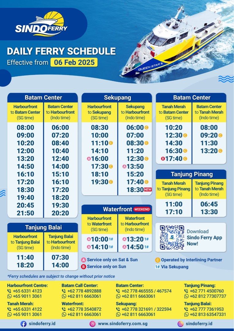 Batam ferry ticket Sindo Ferry, Tickets & Vouchers, Local Attractions ...