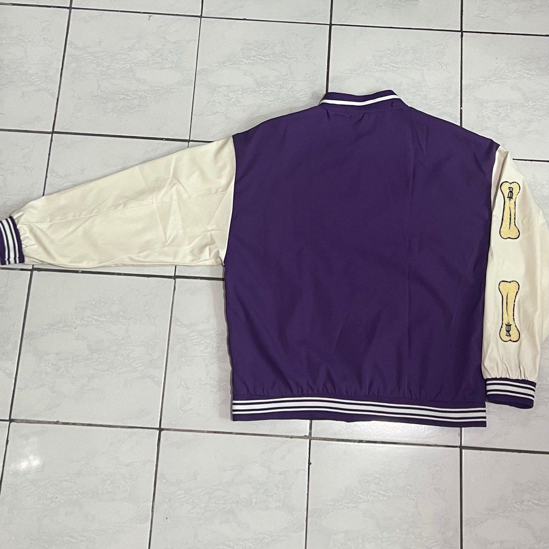 BONES PURPLE VARSITY JACKET XXL, Men's Fashion, Coats, Jackets and ...