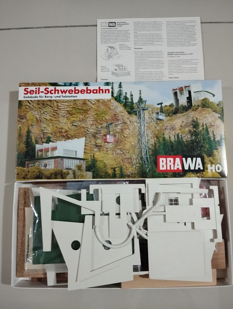 BRAWA HO scale Cable car set, Hobbies & Toys, Toys & Games on Carousell