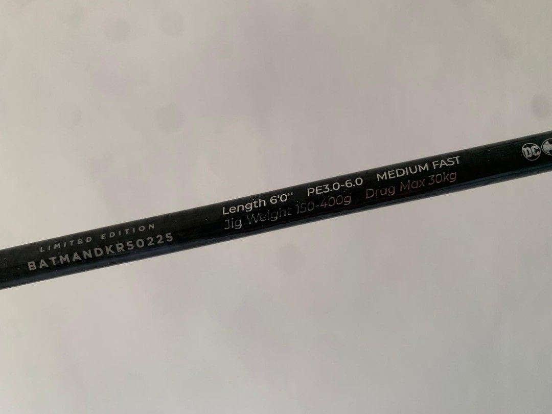 Brutal Monster Batman Limited Edition Fishing Rod, Sports Equipment ...