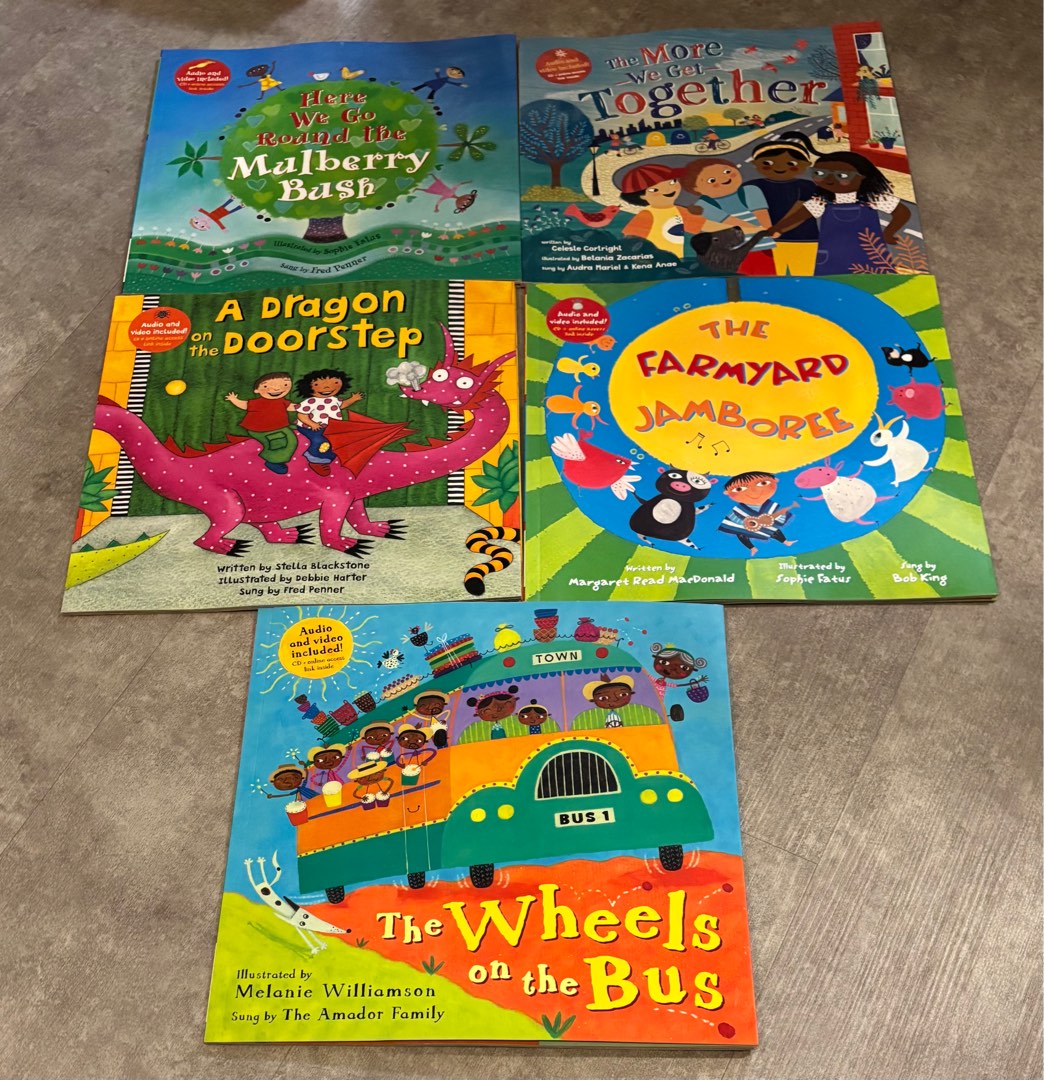Children's Book Bundle - Mulberry Bash, Wheels on the Bus, More ...