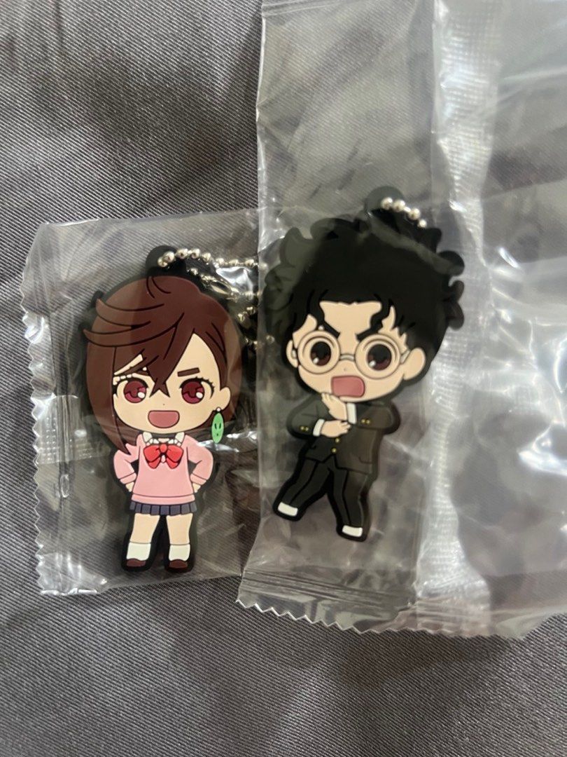 Dandadan Gacha Rubber Keychains (Okarun & Momo), Hobbies & Toys, Toys ...