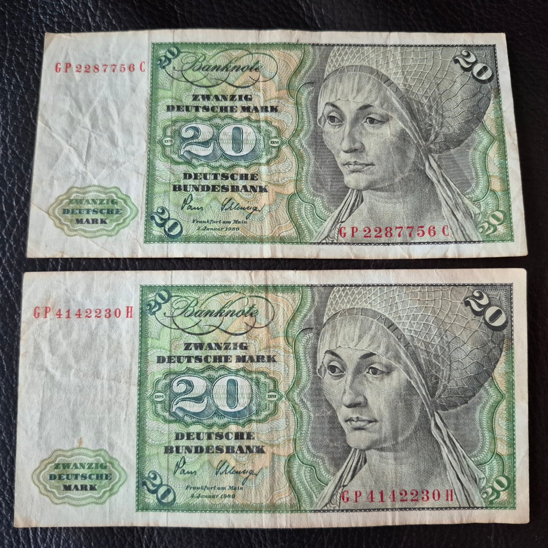 Deutsche mark notes, Hobbies & Toys, Memorabilia & Collectibles ...