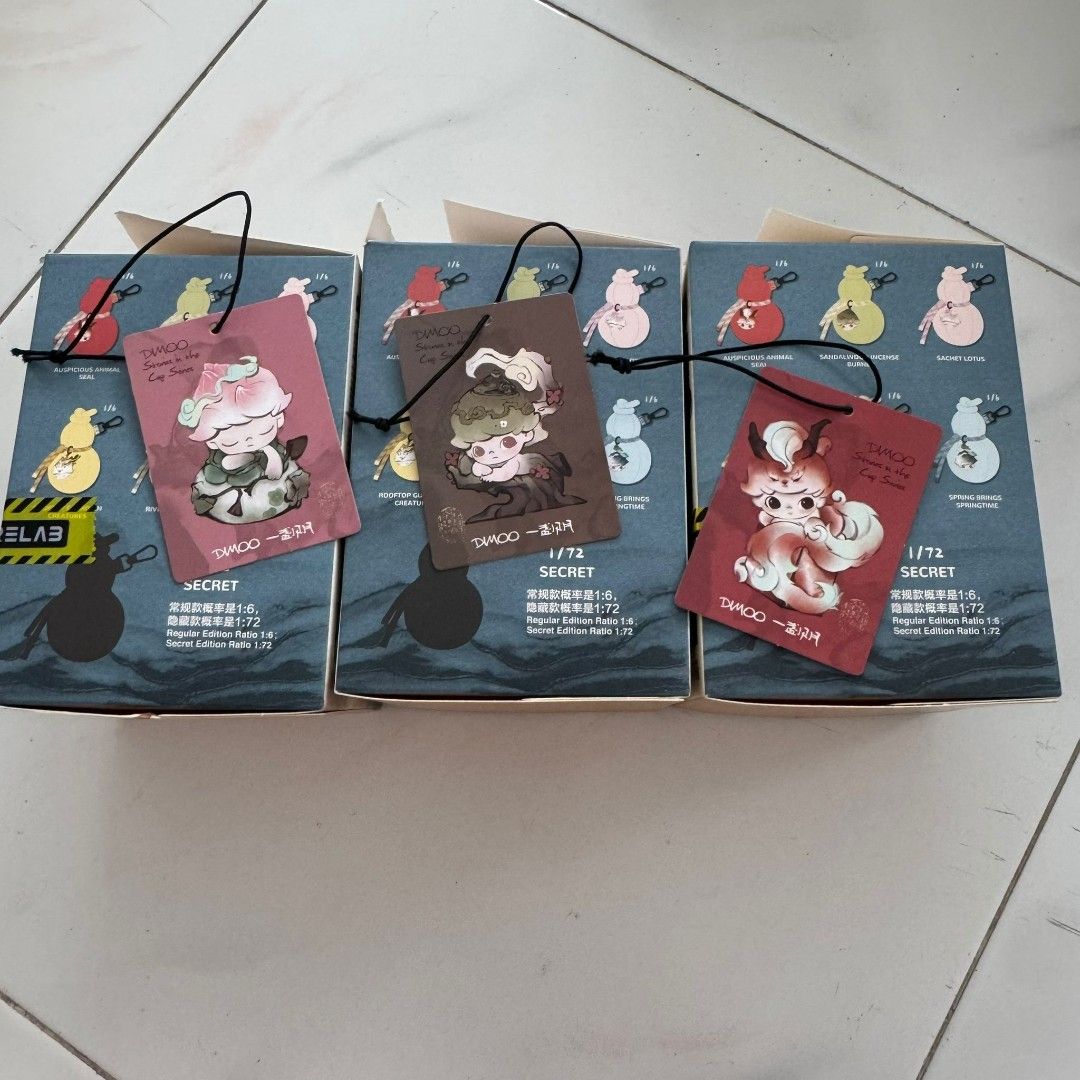 Dimoo Stories in the Cup Series - Blessing Sachet Blind Box, Hobbies ...