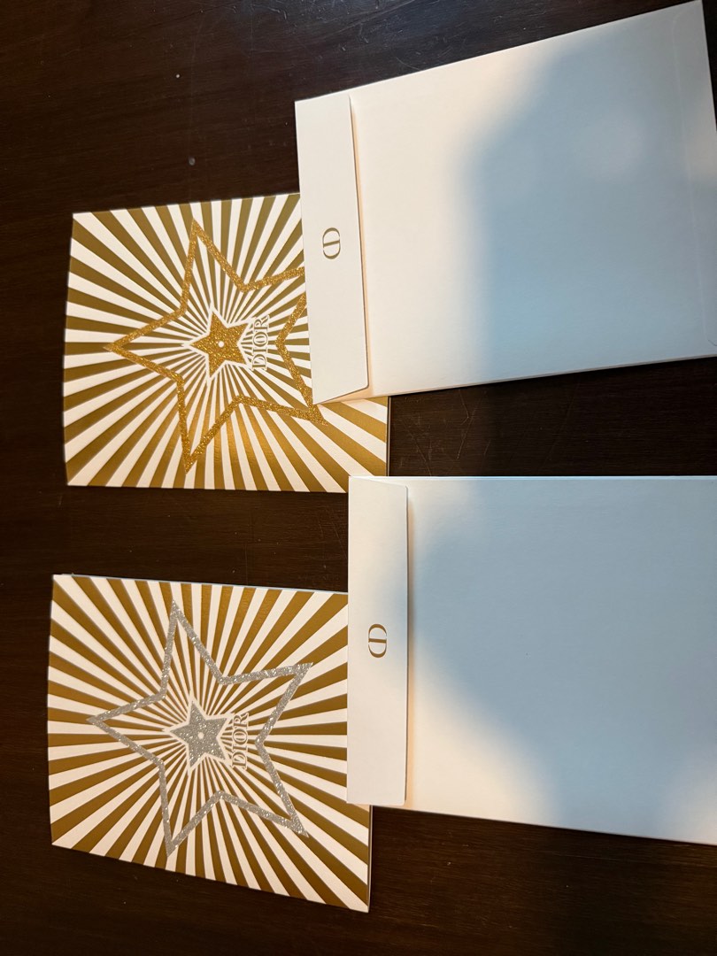 Dior Christmas Greeting Cards - Set of 2, Hobbies & Toys, Art & Prints ...