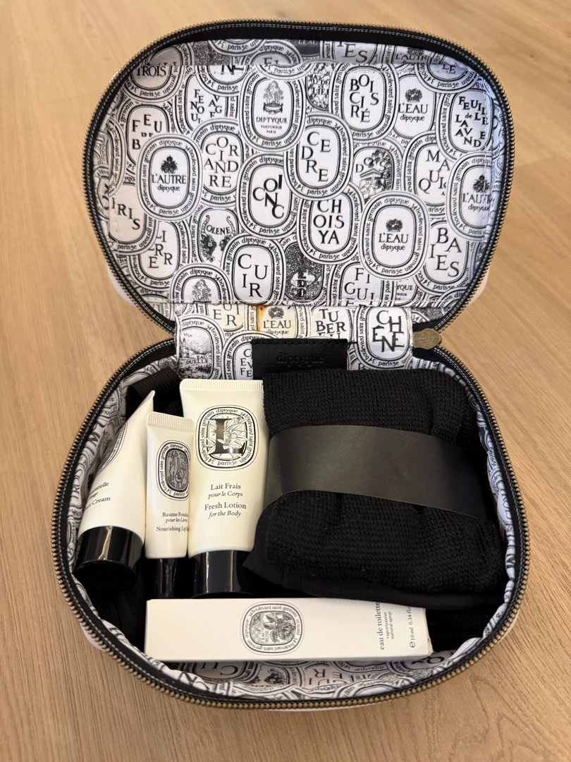 Diptyque Travel Set Amenity Kit Qatar Airways Business Class, Beauty ...