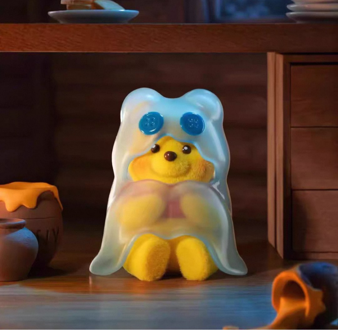 DISNEY AUTHENTIC Winnie the Pooh peek a boo surprise emoji emotion ...