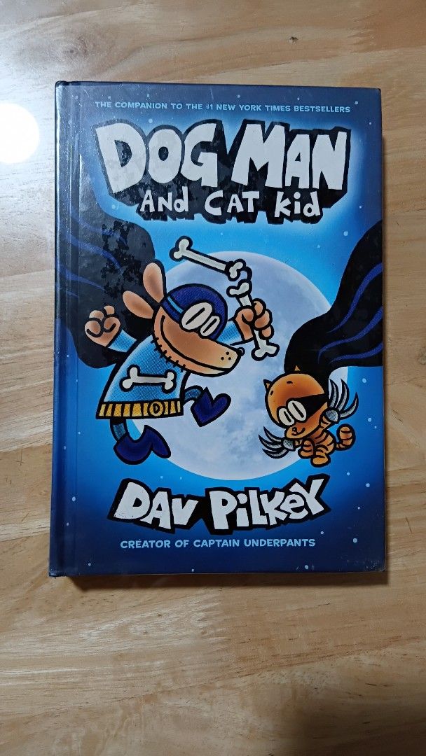 Dog Man and Cat Kid Book by Dav Pilkey, Hobbies & Toys, Books ...