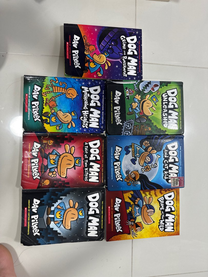 Dog Man Book Series by Dav Pilkey, Hobbies & Toys, Books & Magazines ...