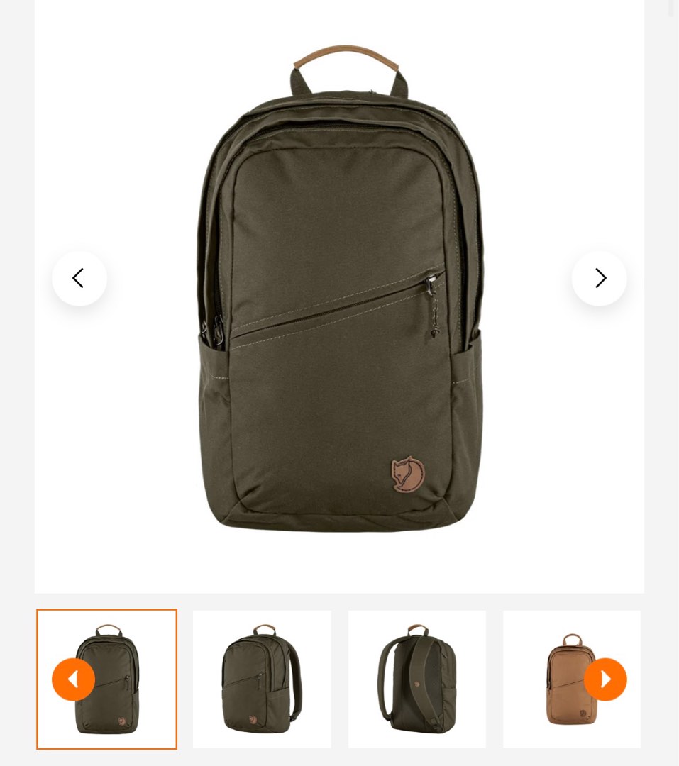 Fjallraven Raven 20 Backpack in Dark Olive, Men's Fashion, Bags ...