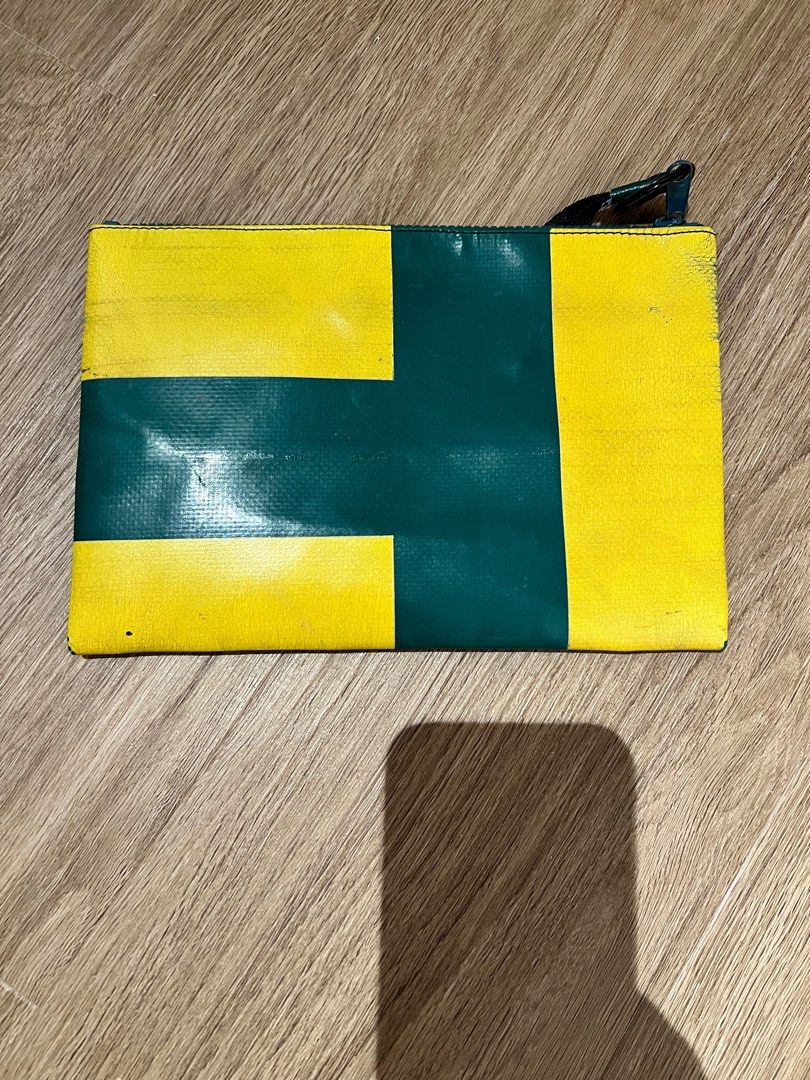 Freitag Chuck Pouch - Yellow and Green, Men's Fashion, Bags, Belt bags ...