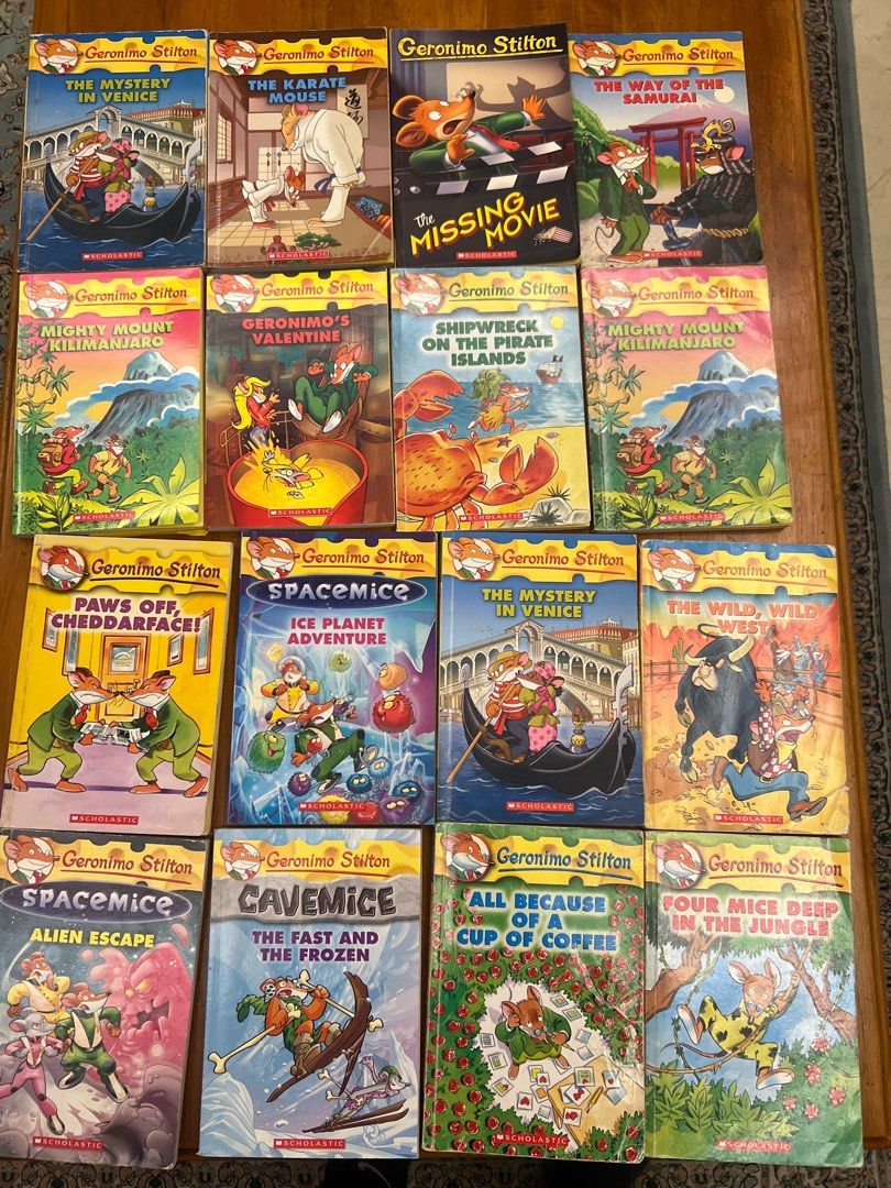 Geronimo Stilton Book Collection - Various Titles, Hobbies & Toys ...