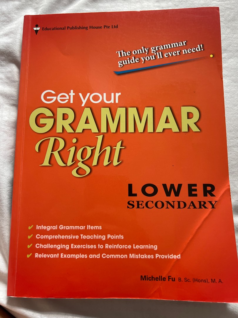 Get Your Grammar Right - Lower Secondary, Hobbies & Toys, Books ...