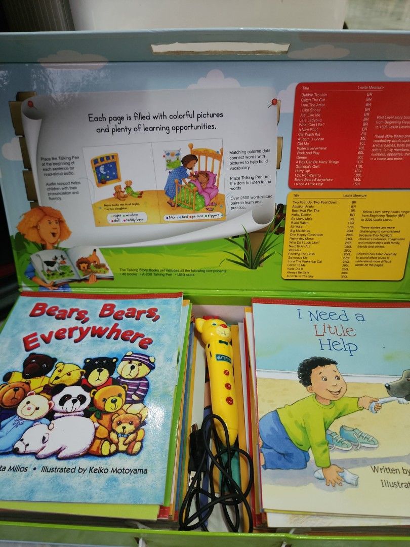 Grolier Talking Story Books for Ages 4-8, Hobbies & Toys, Books ...