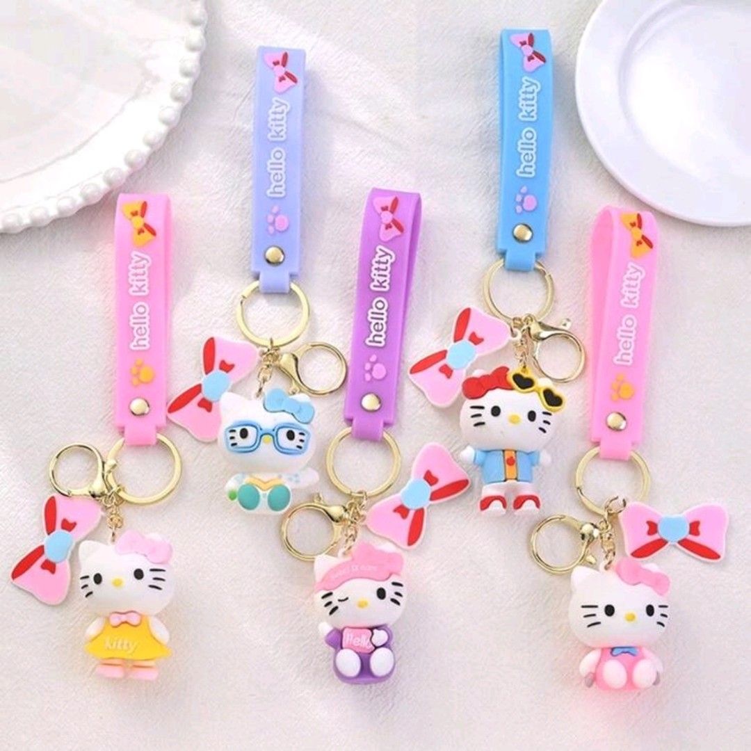 Hello Kitty Keychains - Assorted Designs, Hobbies & Toys, Toys & Games ...
