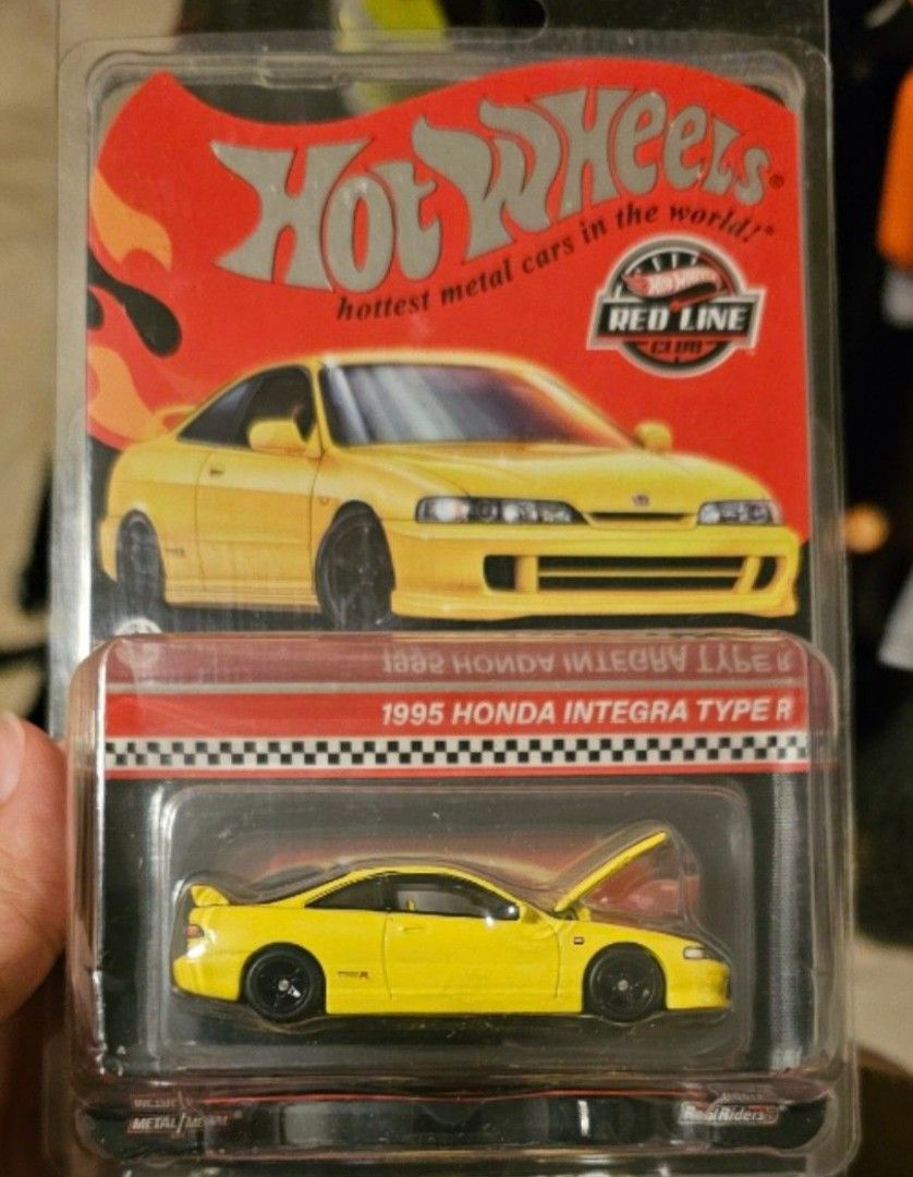 Hot wheels RLC 1995 honda integra type r yellow, Hobbies & Toys, Toys ...