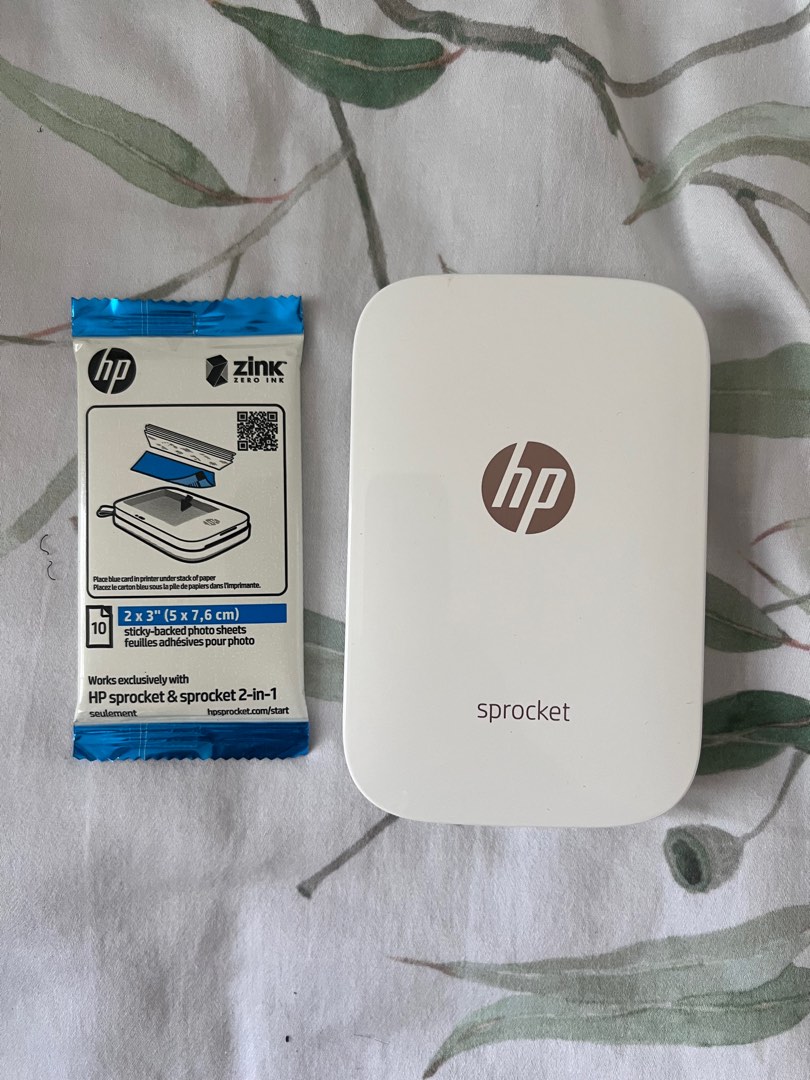 HP Sprocket 2-in-1 Photo Printer with Paper, Computers & Tech, Printers ...