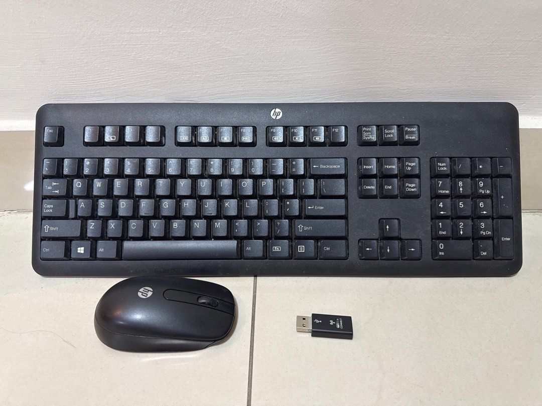 HP Wireless Keyboard and Mouse Combo, Computers & Tech, Parts ...