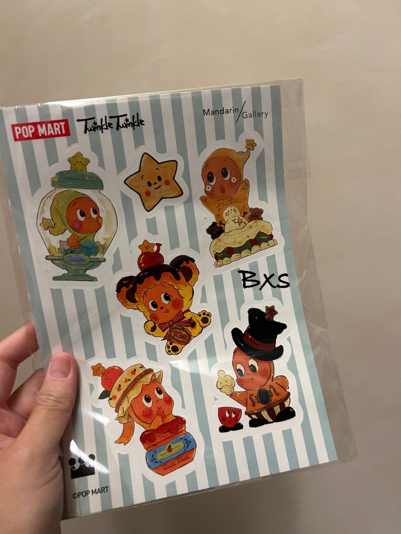 Instock authentic twinkle twinkle pop up store sticker sheet savor ...