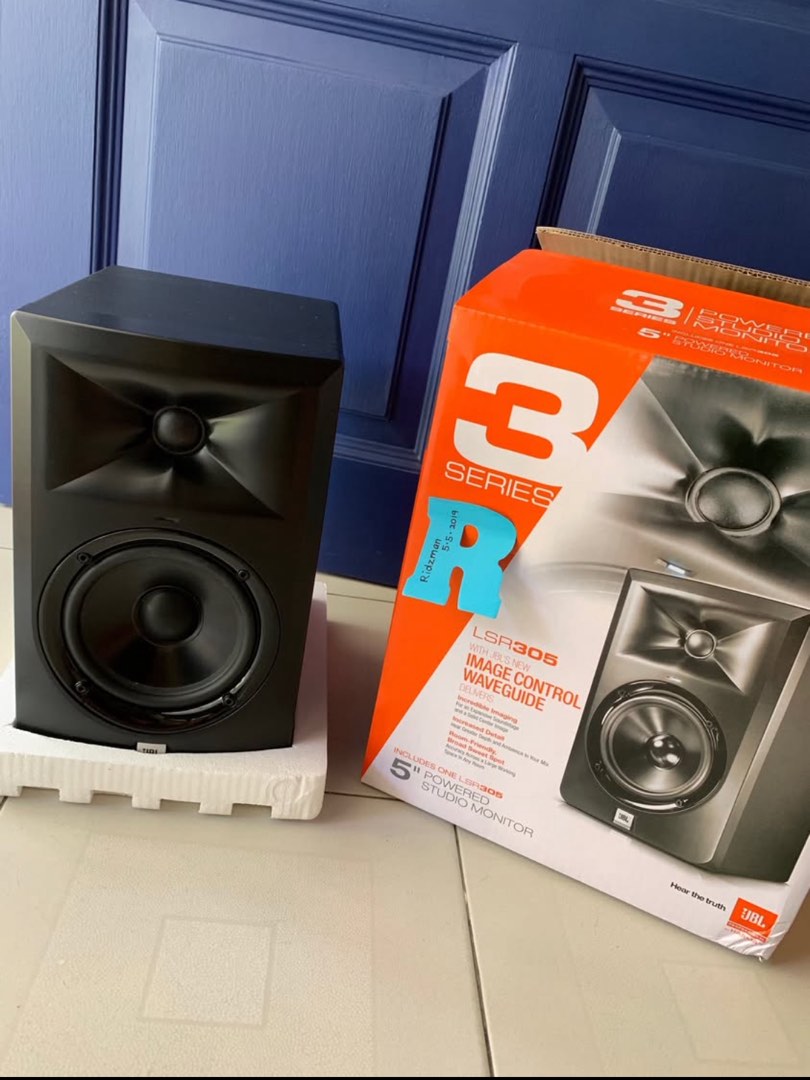 JBL 3 Series LSR305 Studio Monitor (2 Units), Audio, Soundbars ...