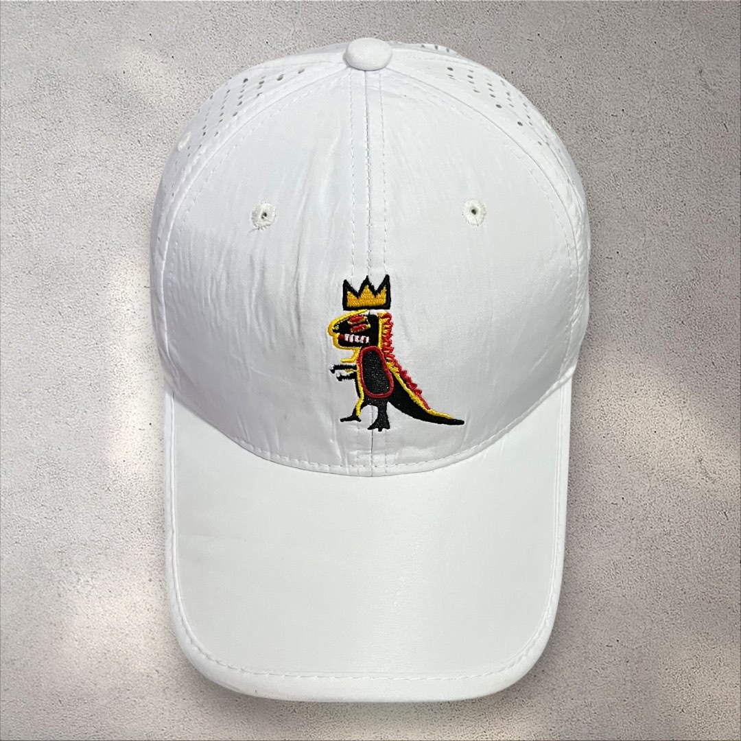 Jean Michel Basquiat trex logo cap adjustable Velcro strap rm48, Men's ...