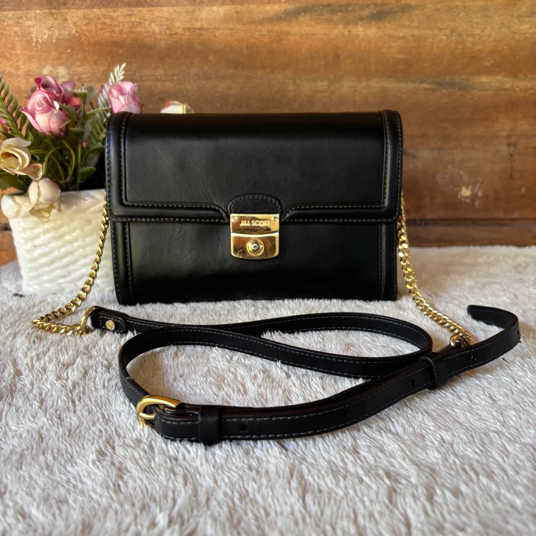 Jill Scott Sling Wallet chain leather strap Crossbody mini sling cp ...