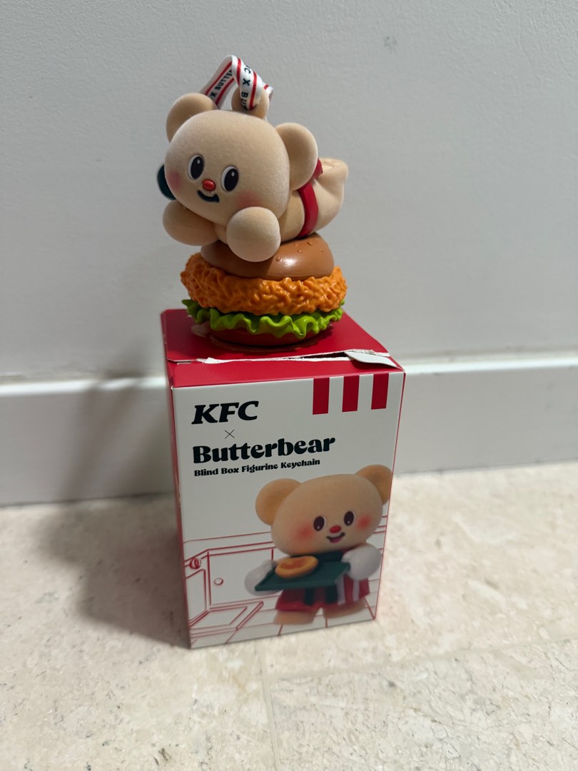 KFC x Butterbear Keychain, Hobbies & Toys, Toys & Games on Carousell