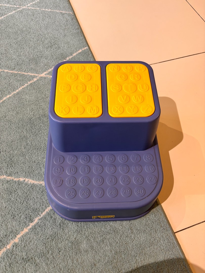 Kids Step Stool with Alphabet and Numbers, Babies & Kids, Infant ...