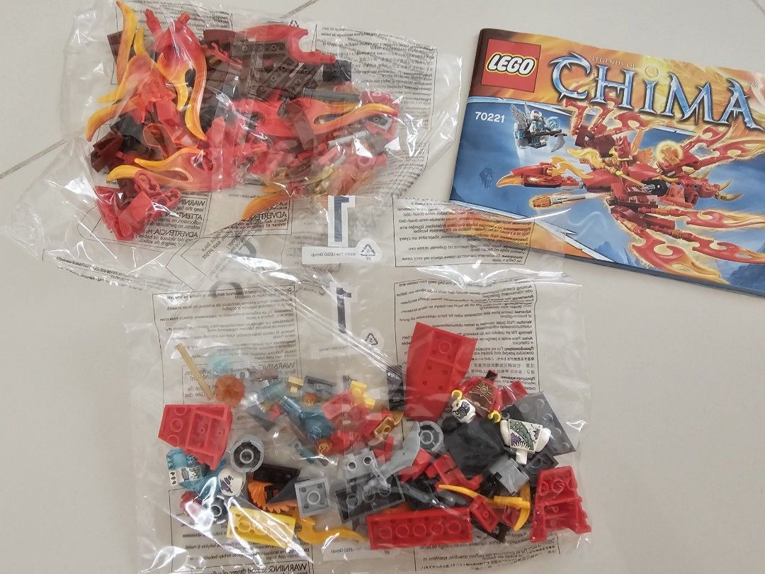 LEGO Chima 70221 Flinx's Ultimate Phoenix, Hobbies & Toys, Toys & Games ...
