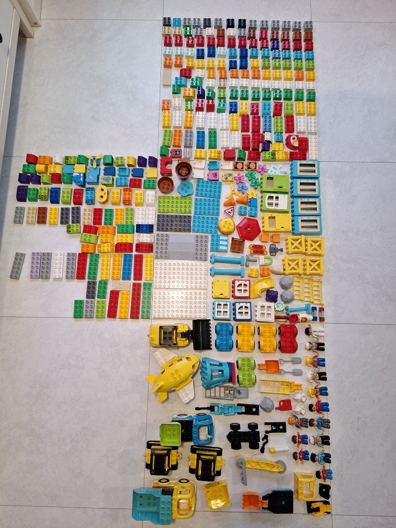 LEGO Duplo Blocks - construction vehicles, airport and others, Hobbies ...