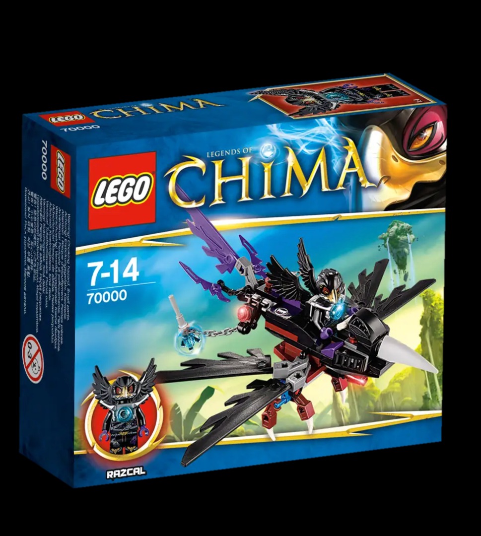 LEGO Legends of Chima Razcal's Raven Glider 70000 BNIB, Hobbies & Toys ...