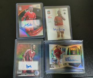 Liverpool FC Trading Cards - Harvey Elliott & Fabio Carvalho, Hobbies ...