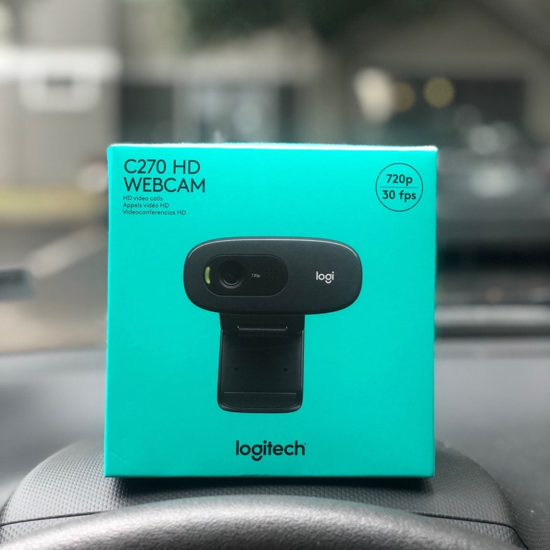 Logitech C270 USB Webcam | HD Quality with Noise-Cancelling Mic ...