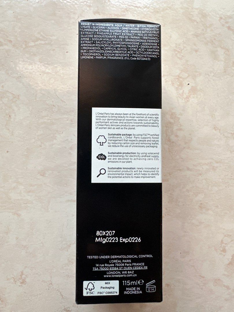 L'Oreal Paris Youth Code Ferment Pre-Essence 115ml, Beauty & Personal Care, Face, Face Care ...