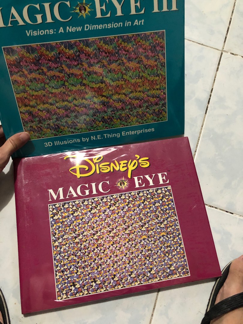 Magic Eye III and Disney's Magic Eye Books, Hobbies & Toys, Books ...