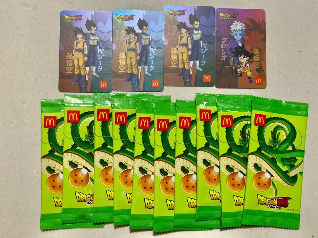 McDonald's Dragon Ball Daima Trading Cards & Packs, Hobbies & Toys ...