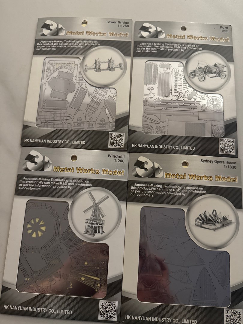 Metal Works Model - Tower Bridge, Ford, Windmill, Sydney Opera House ...