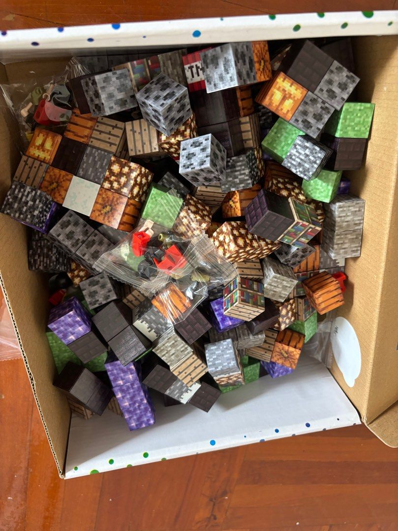 Minecraft Building Blocks Set, 興趣及遊戲, 玩具 & 遊戲類 - Carousell