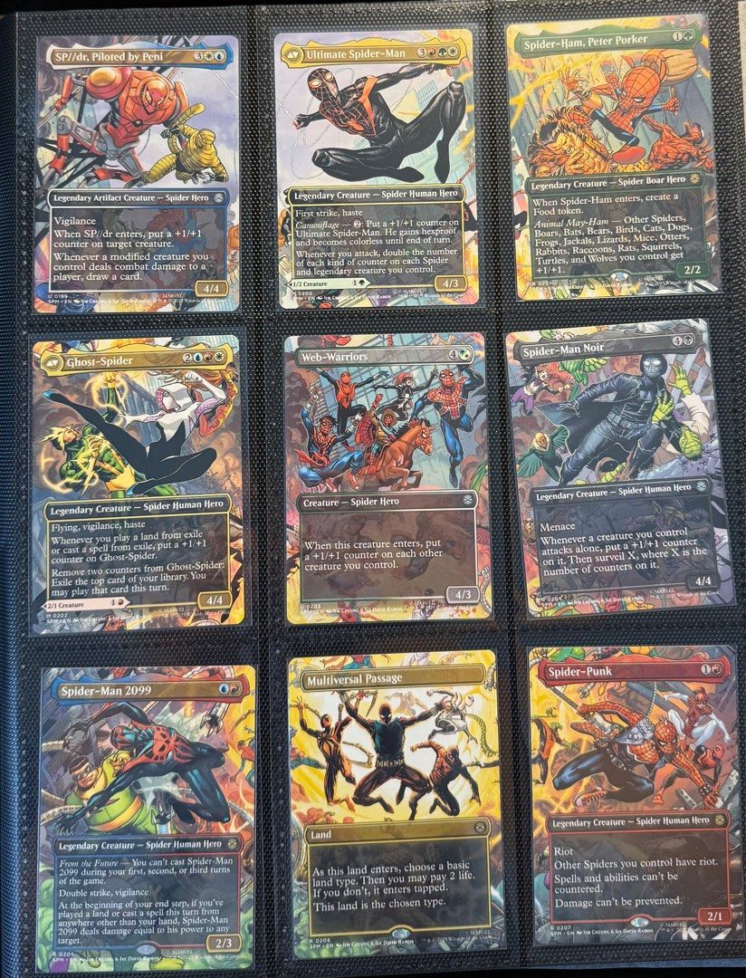 MTG Spiderman Full Scene Set Non foil SPM, Hobbies & Toys, Toys & Games ...