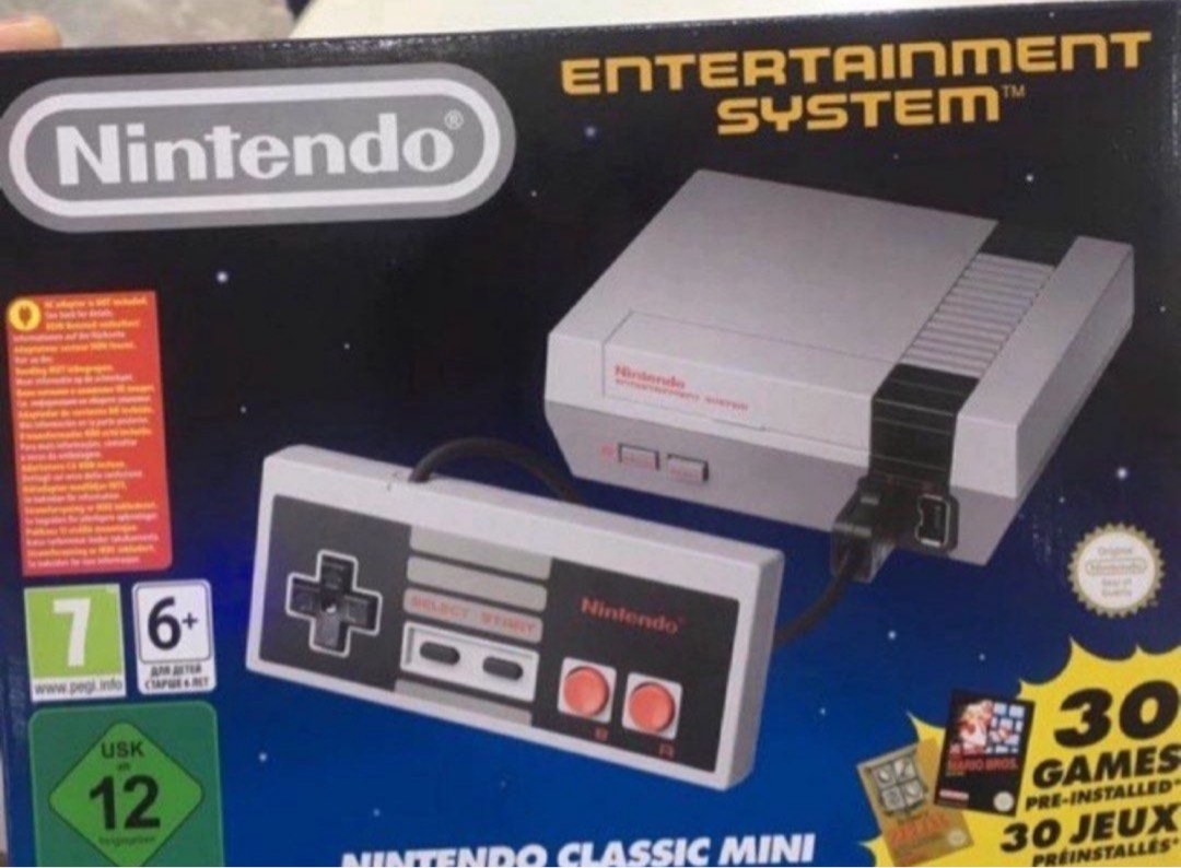 Nintendo Classic Mini Entertainment System, Video Gaming, Video Game ...