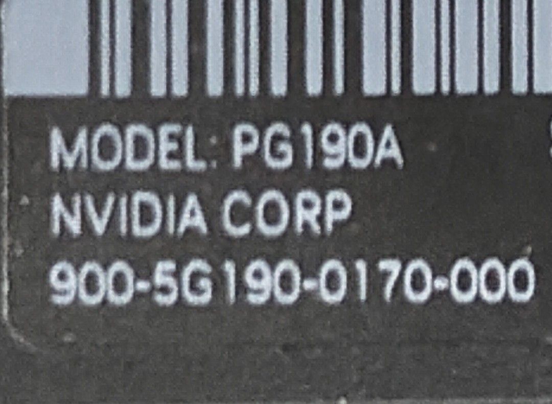 Nvidia PG190A Graphics Card, Computers & Tech, Parts & Accessories ...