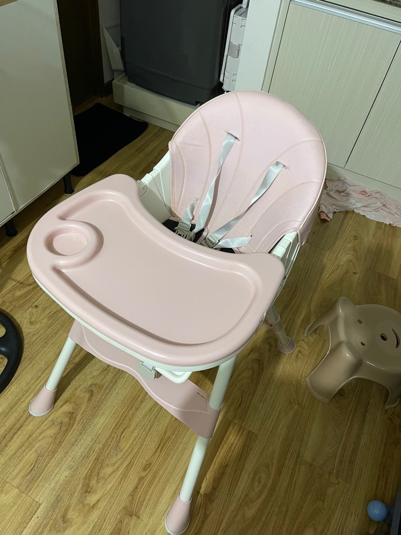 Pink Baby High Chair, Babies & Kids, Nursing & Feeding, Baby High ...