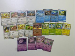 Pokemon Japanese Eevee Evolution EX Bundle Set cards - Eevee, Umbreon ...